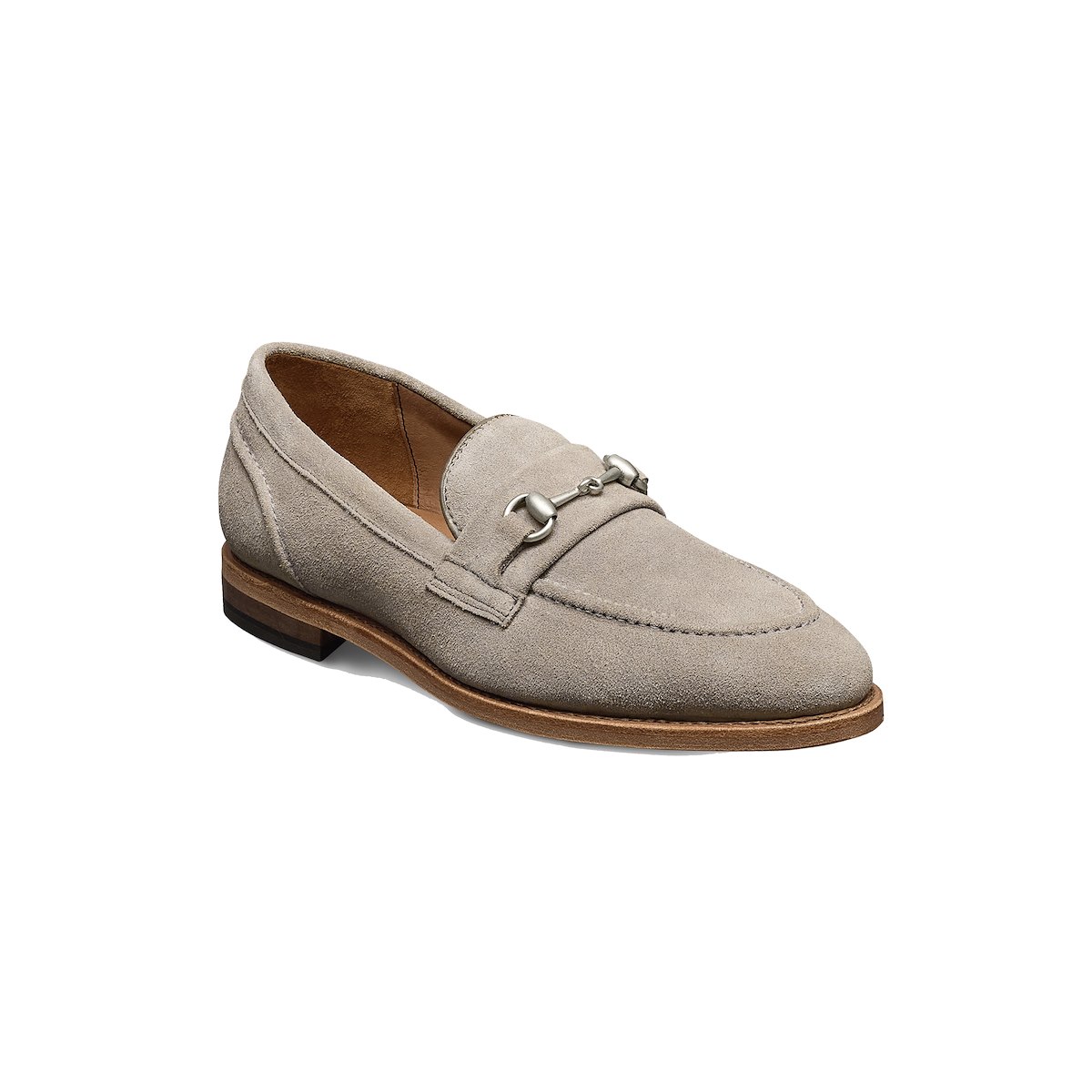 Allen Edmonds Randolph Bit Loafer - Pewter Suede | J.Hilburn