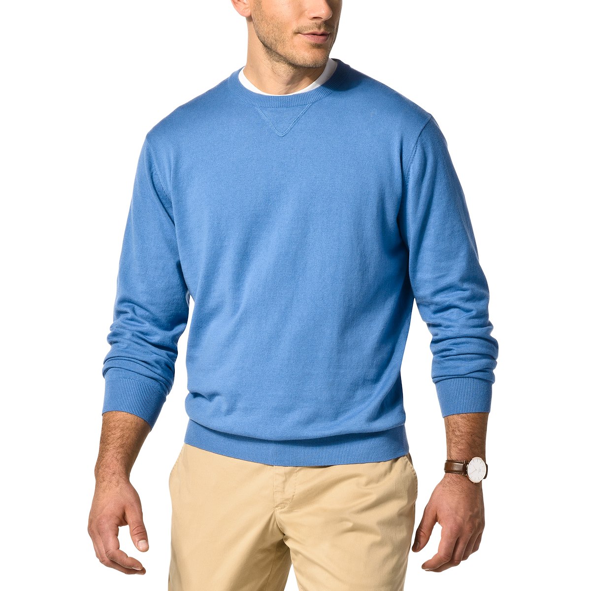 Varsity Crew - Denim Blue | J.Hilburn