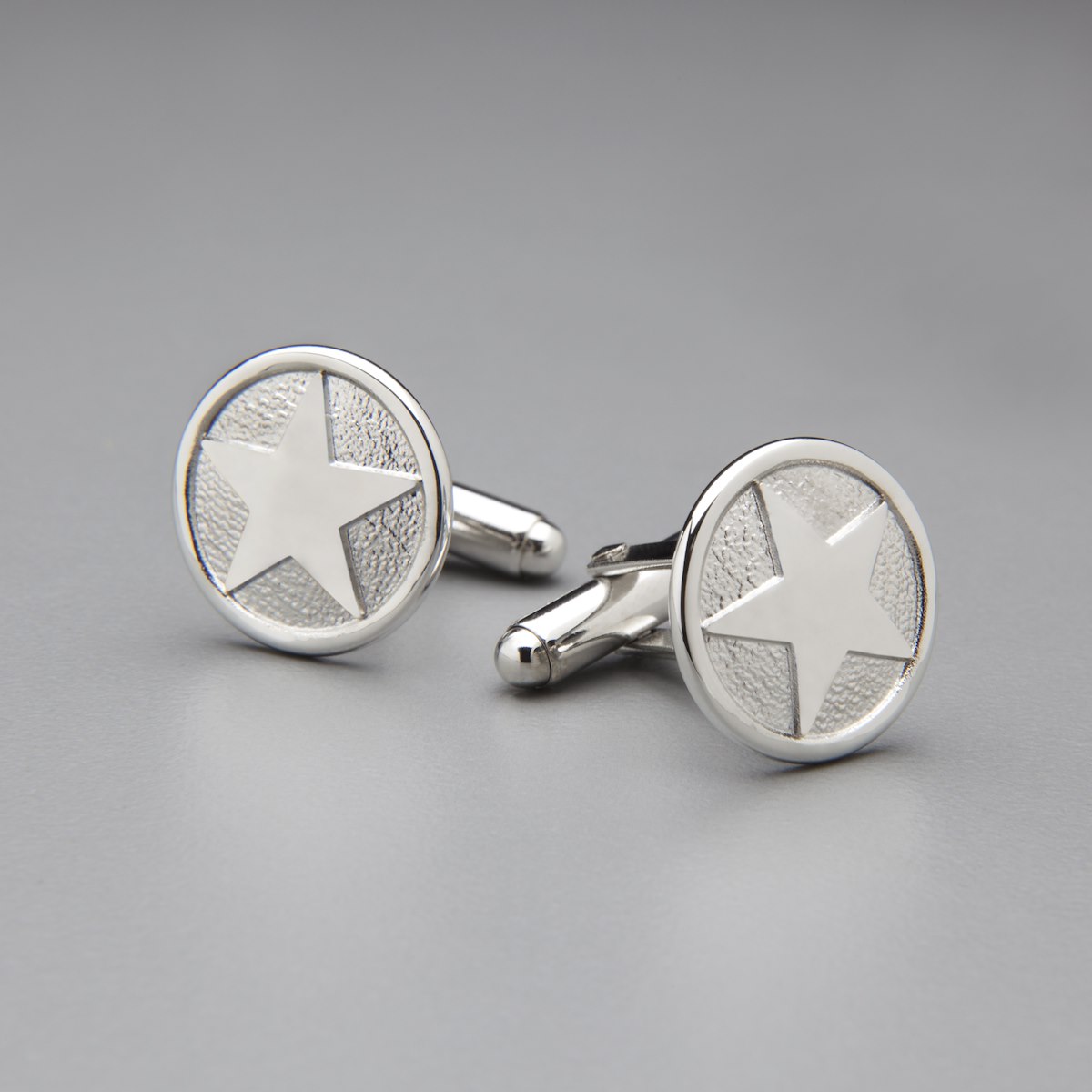 Texas Star Cufflinks - Sterling Silver | J.Hilburn