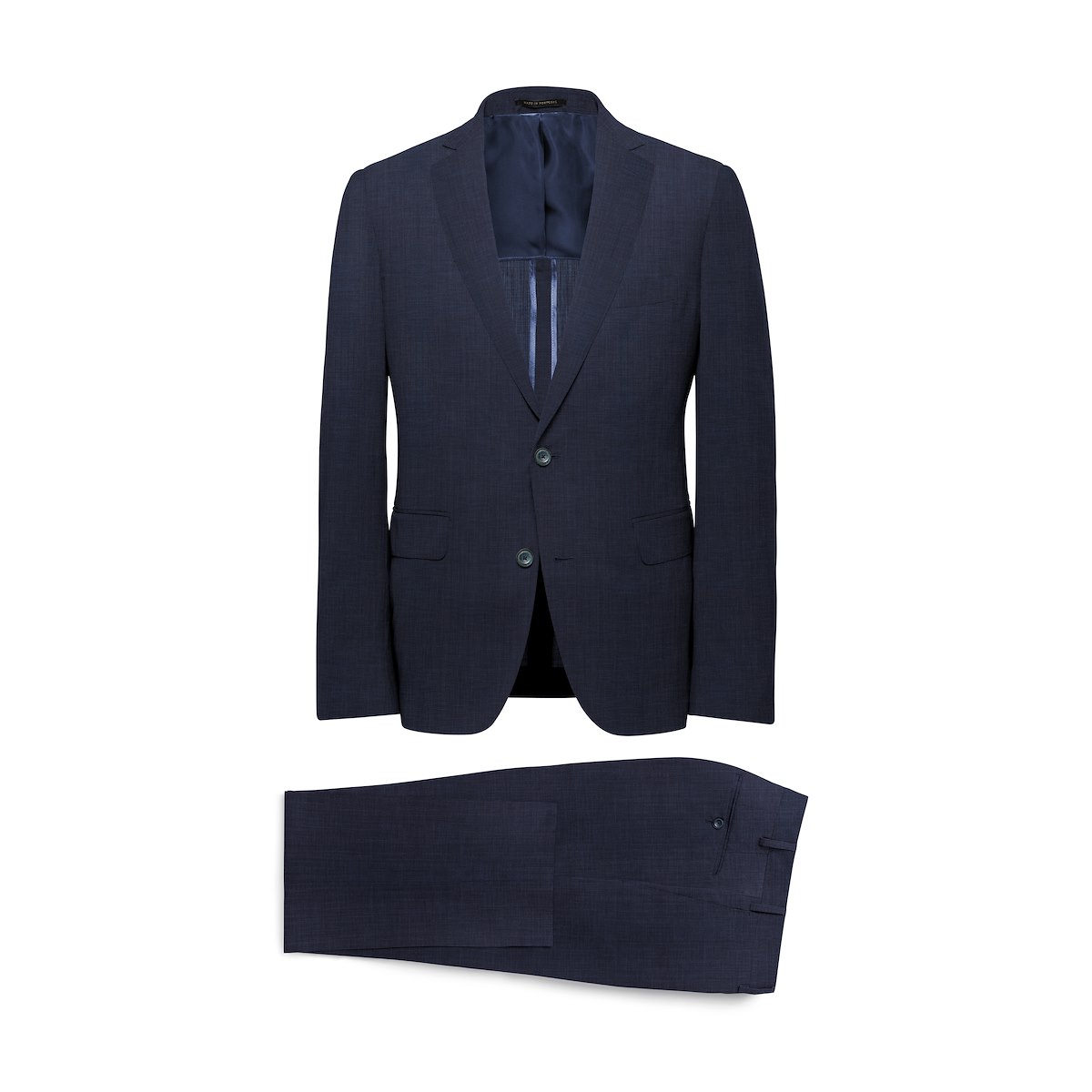 Navy Colombo Wool/Silk | J.Hilburn