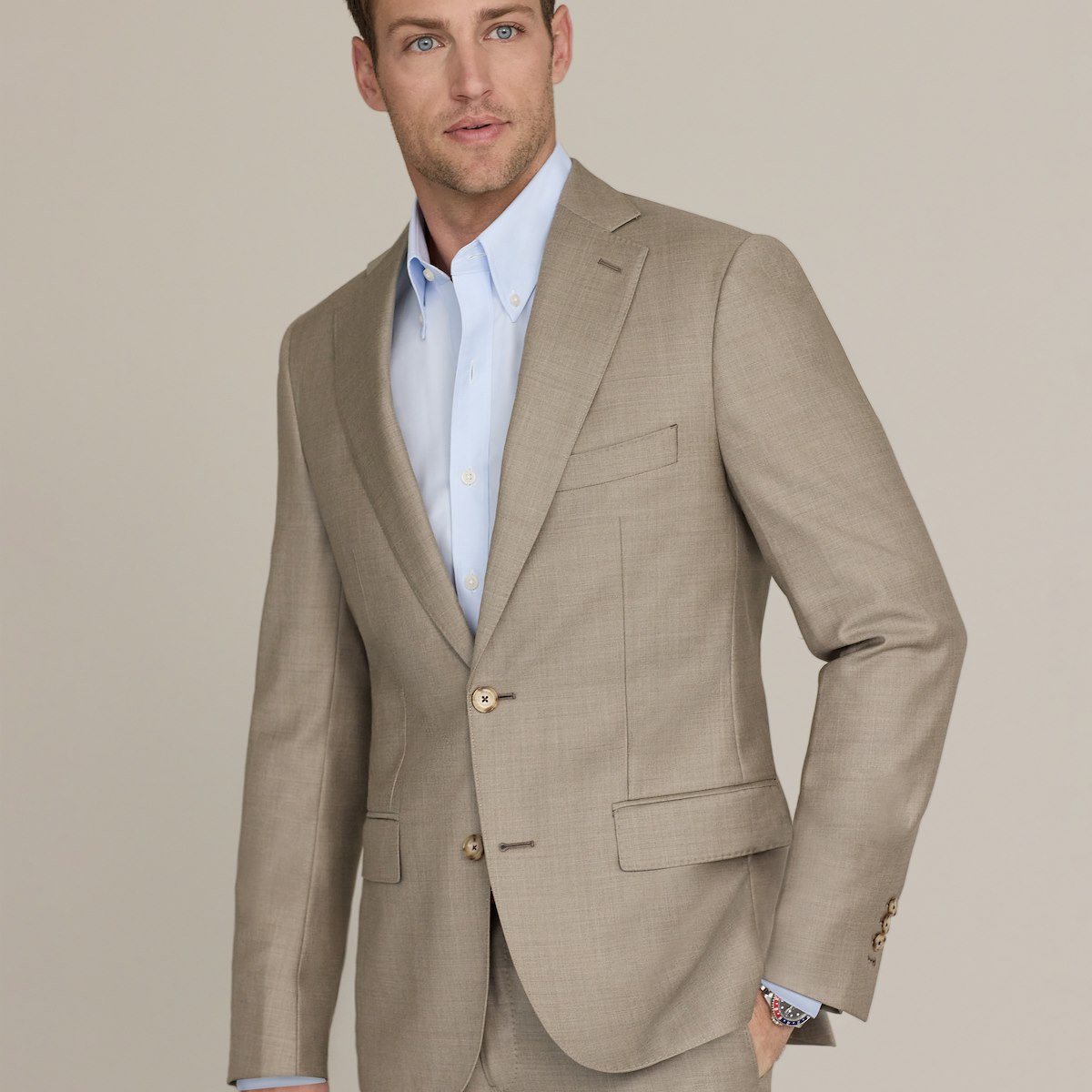 Essentials Solid Twill Suiting | J.Hilburn