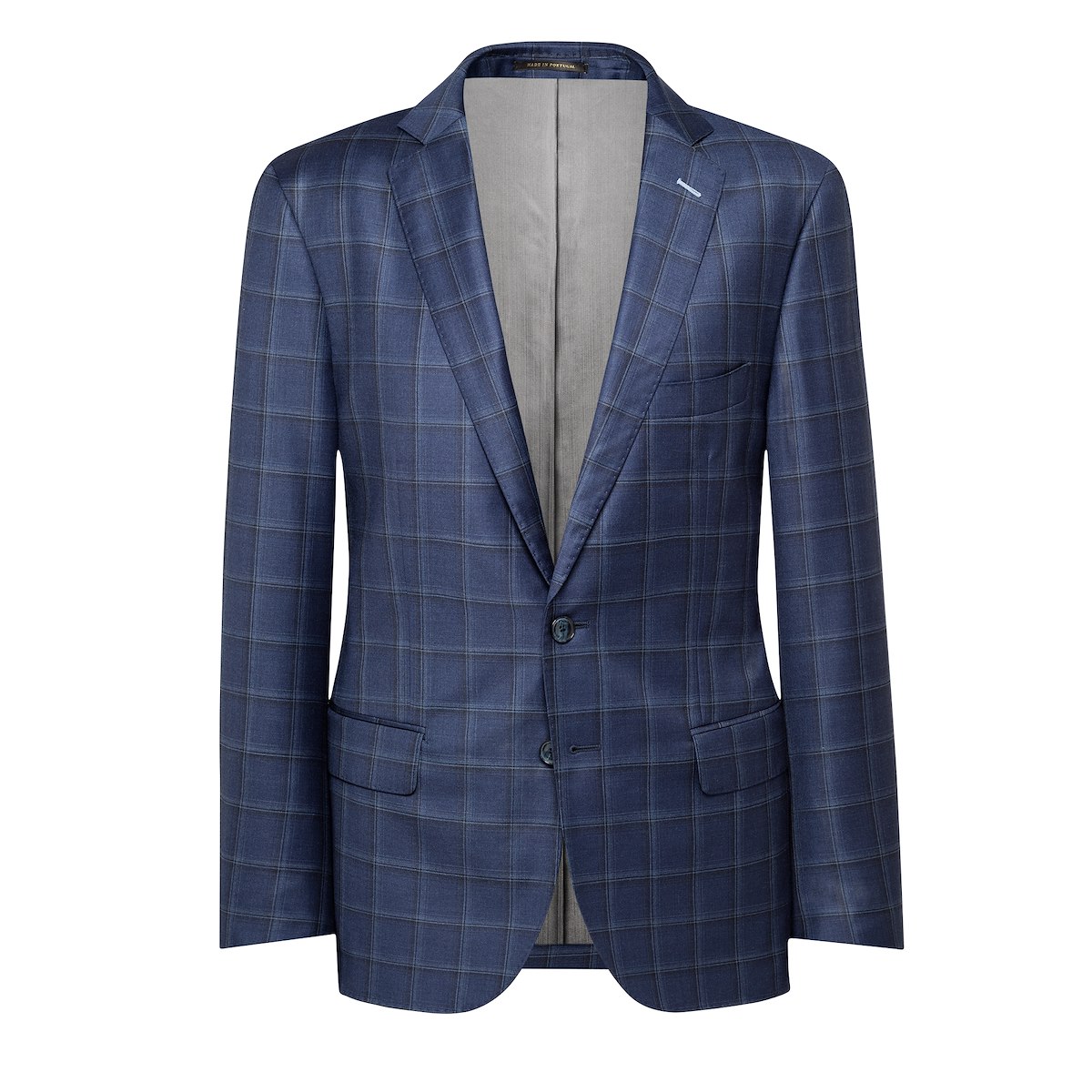 Blue Windowpane Plaid | J.Hilburn