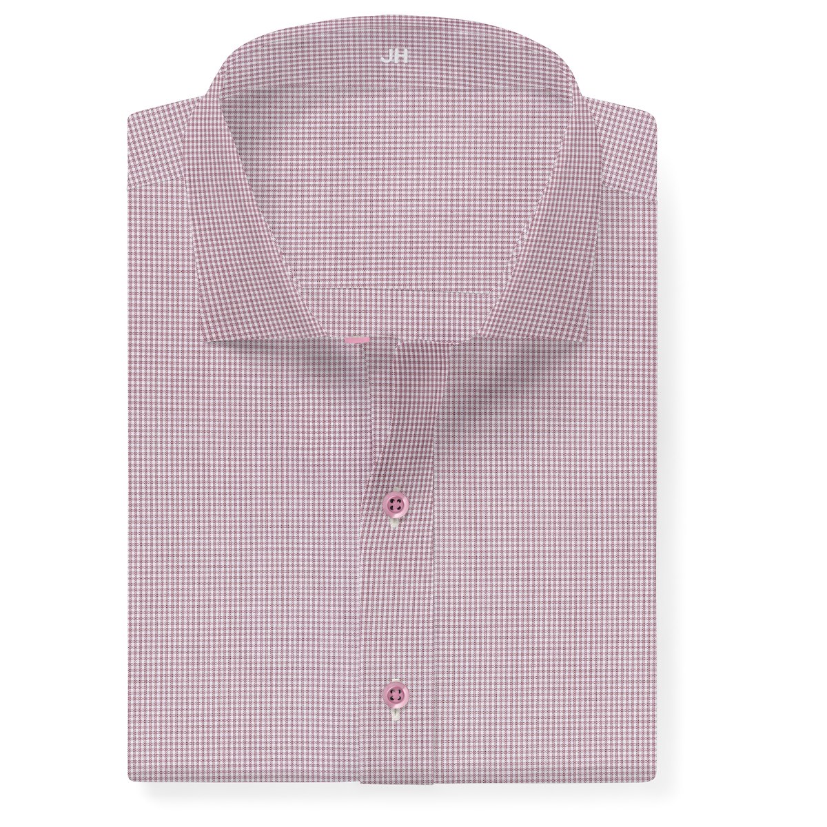 Crimson Mini Grid Twill | J.Hilburn