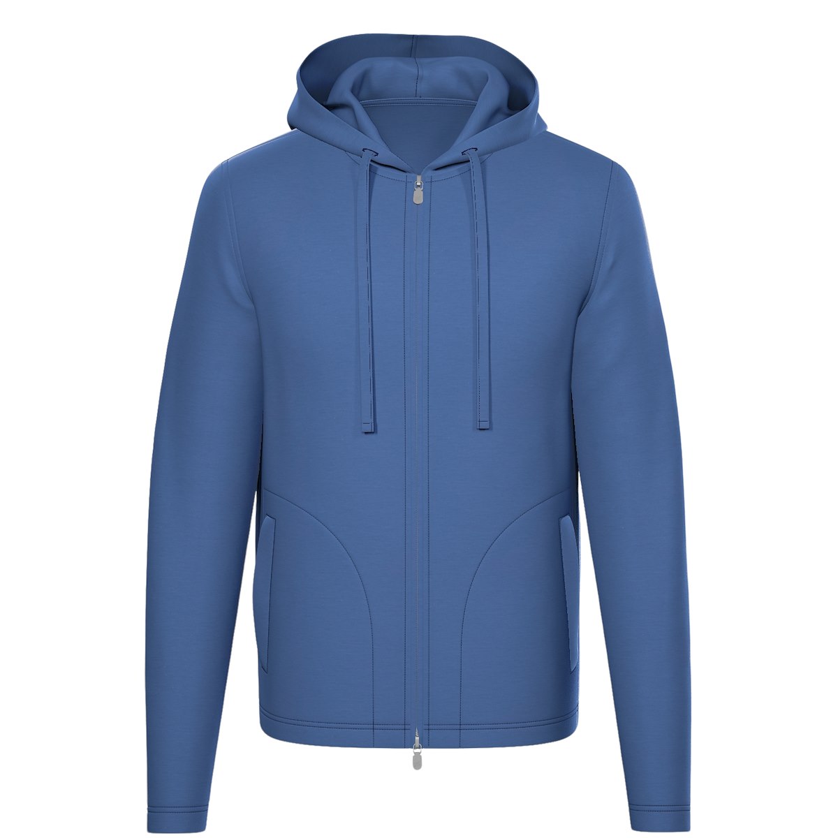 Ceramic Blue Interlock Jersey | J.Hilburn