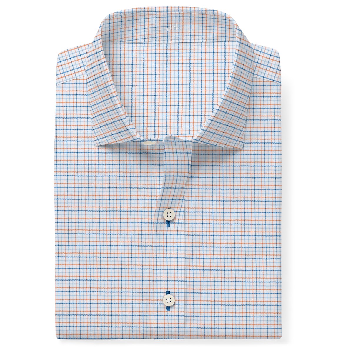 Blue and Orange Tattersall | J.Hilburn