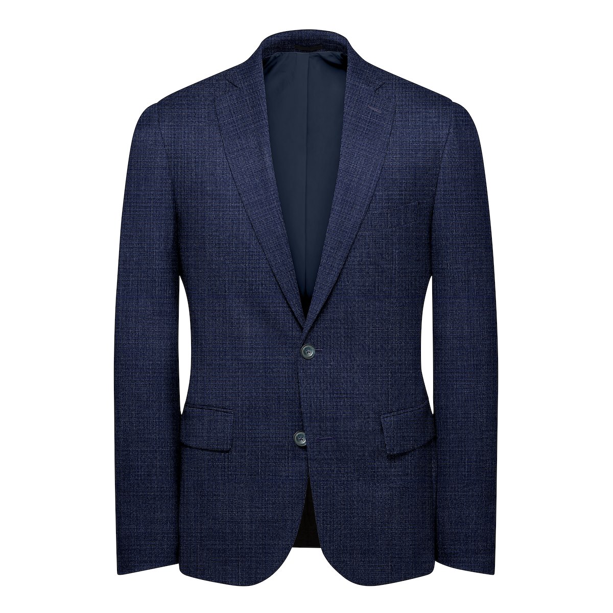 Blue Crosshatch Check | J.Hilburn