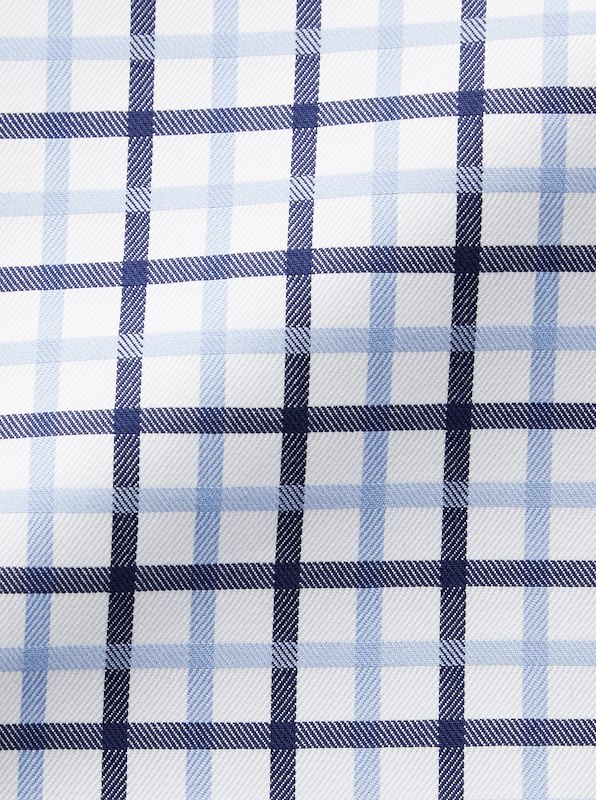 White/Navy/Light Blue Bold Check | J.Hilburn