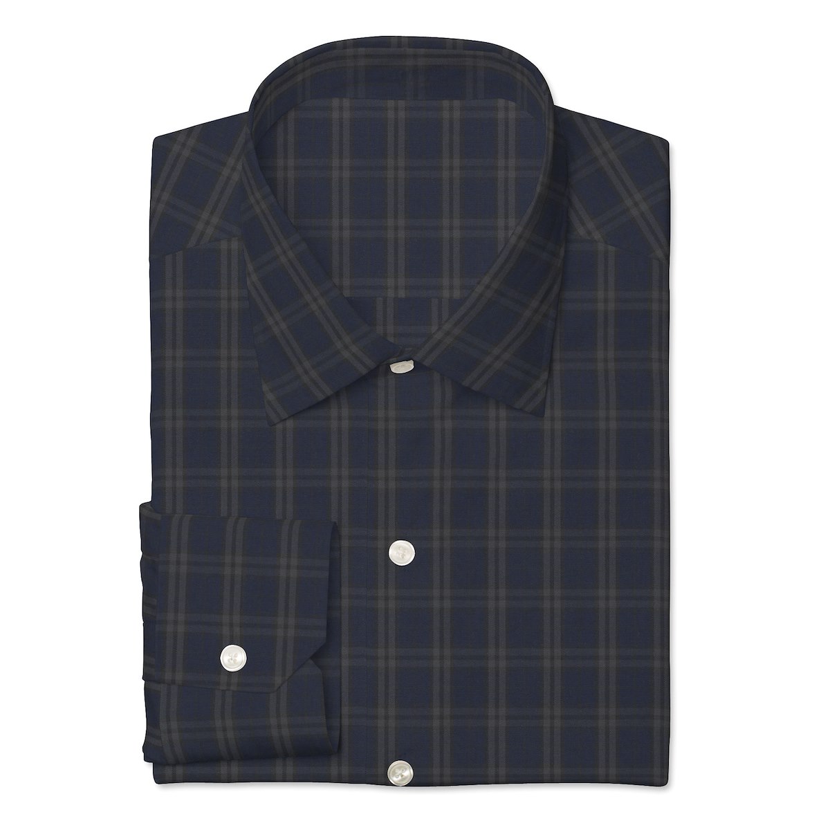 Navy/Brown Multi Plaid | J.Hilburn