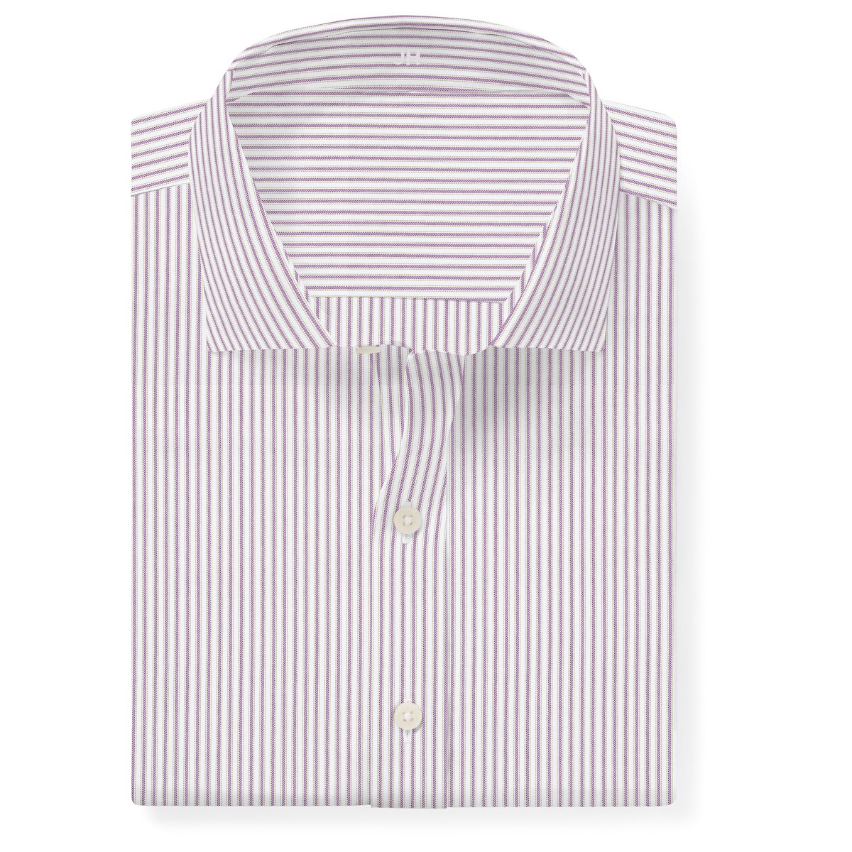 Raspberry with Lime Striped Non-Iron | J.Hilburn