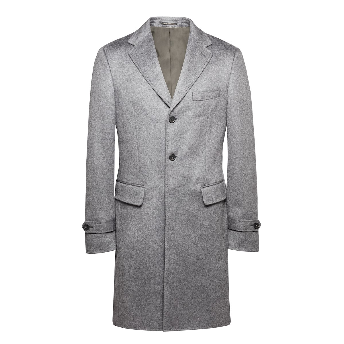 Grey Cashmere Top Coat | J.Hilburn