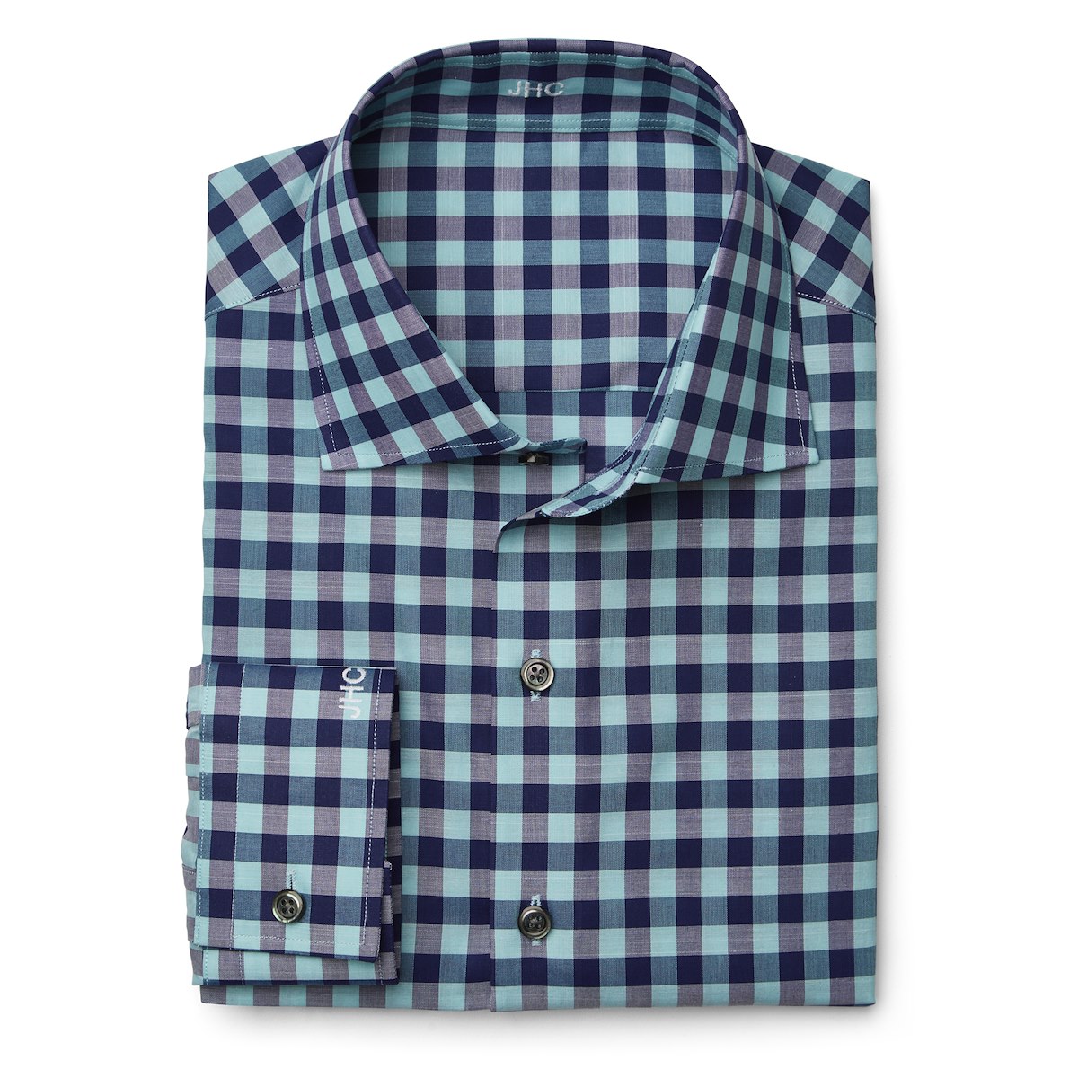 Sea Green/Navy Gingham | J.Hilburn