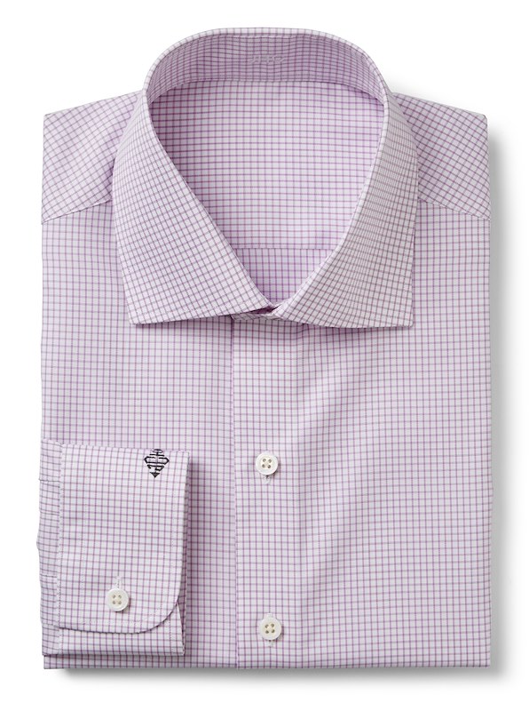 White/Pink Mini Check | J.Hilburn