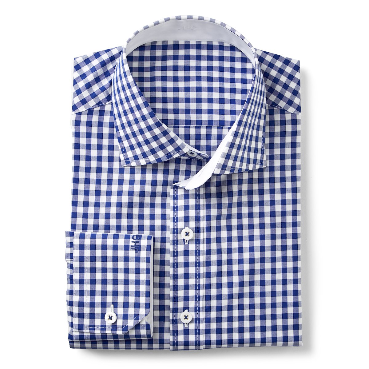 White/Navy Gingham | J.Hilburn