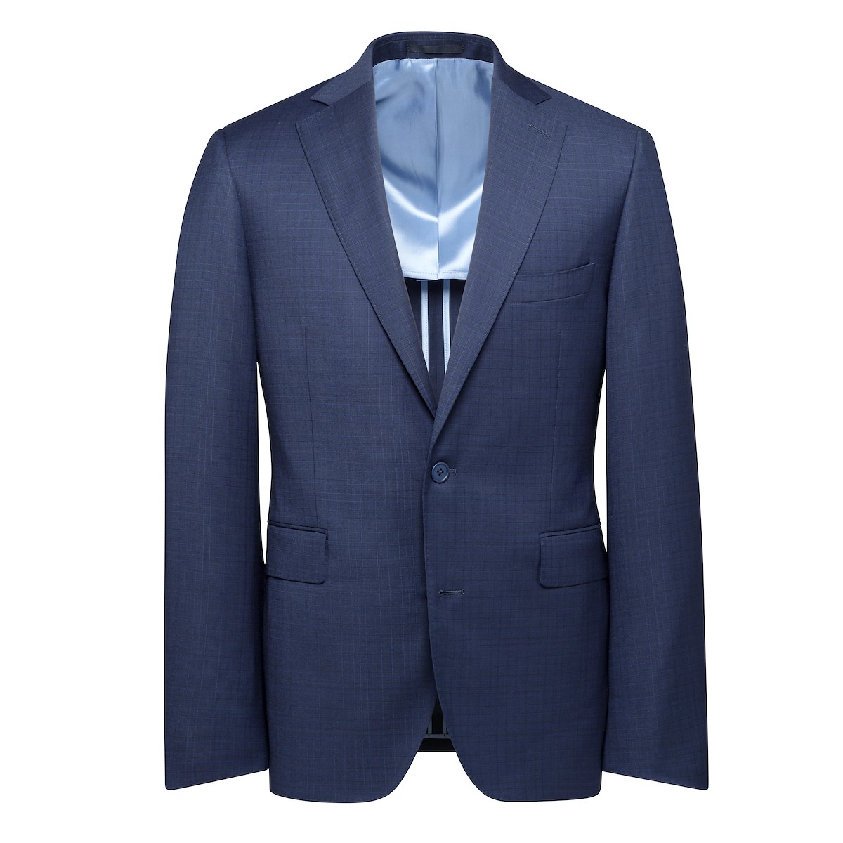 Navy Tonal Flexo Check | J.Hilburn