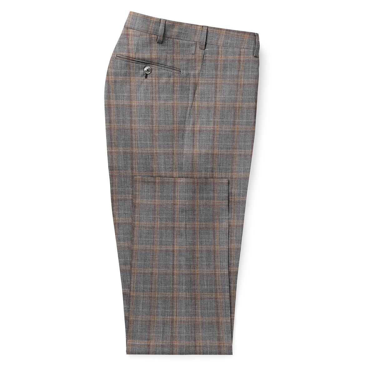 Grey Camel and Light Blue Plaid | J.Hilburn