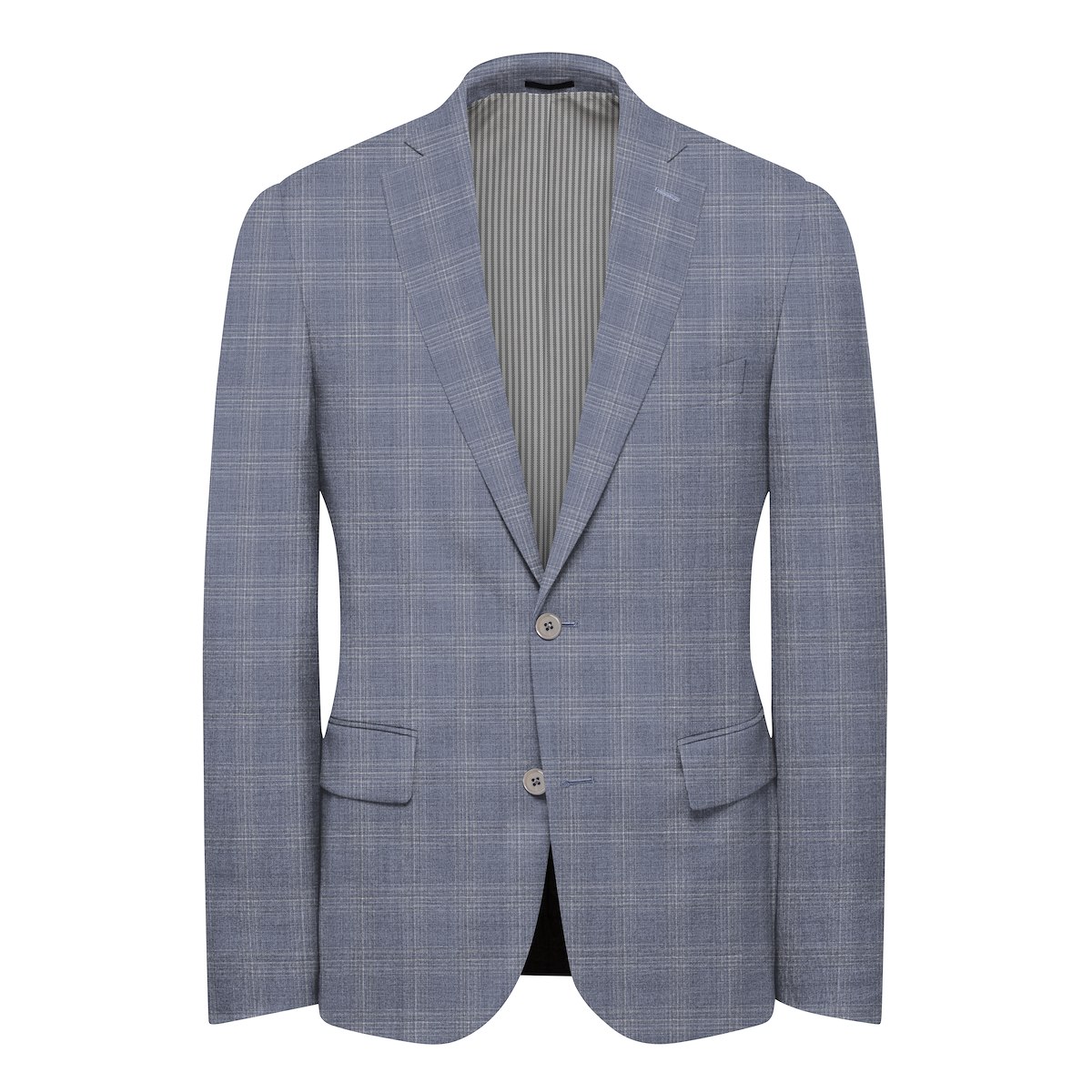 Bluebonnet Blue with Cream Texture | J.Hilburn