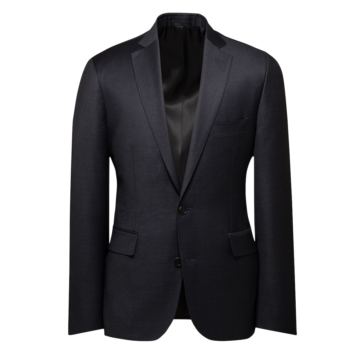 Charcoal Grey Micro Check | J.Hilburn
