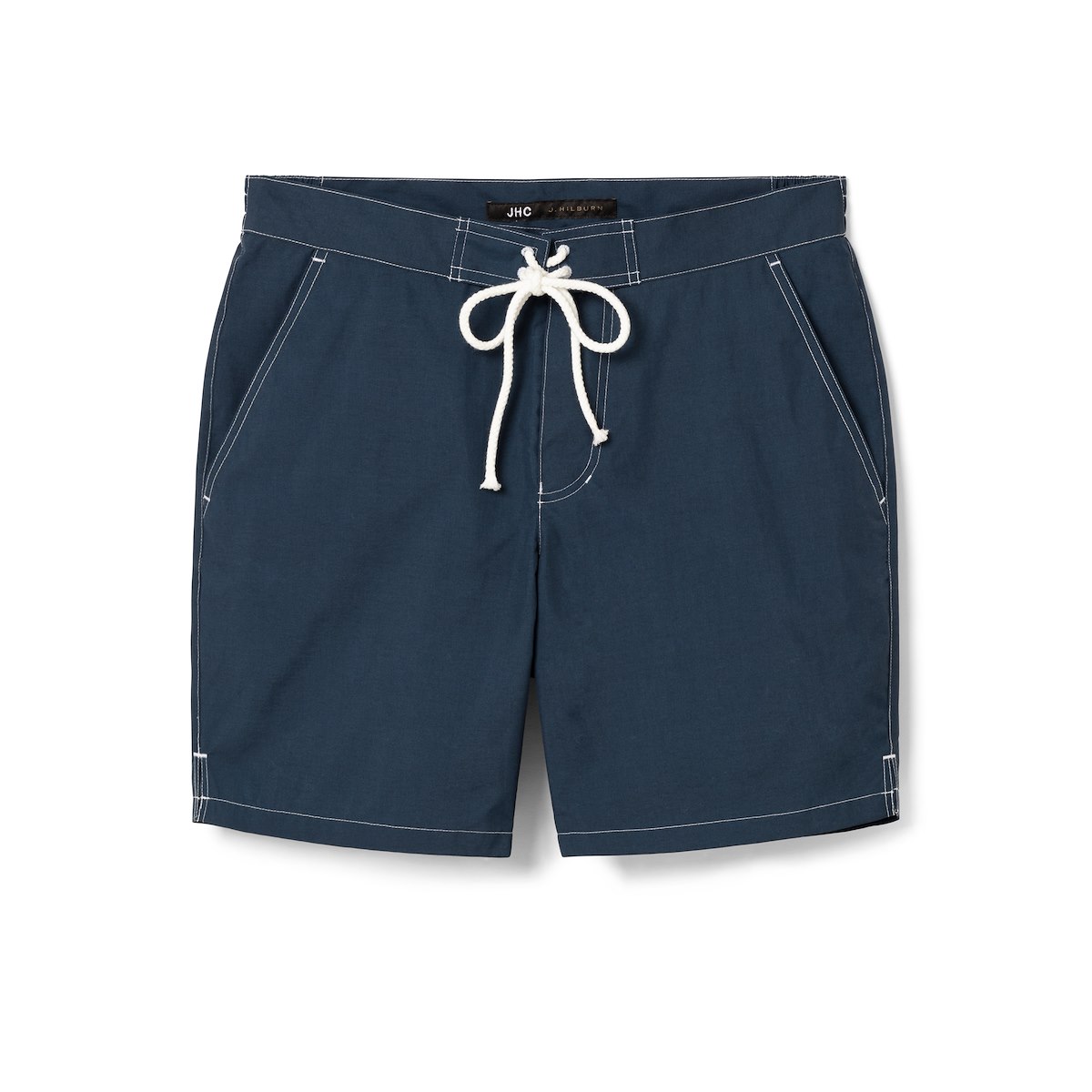 Navy Solid Swim Trunk | J.Hilburn