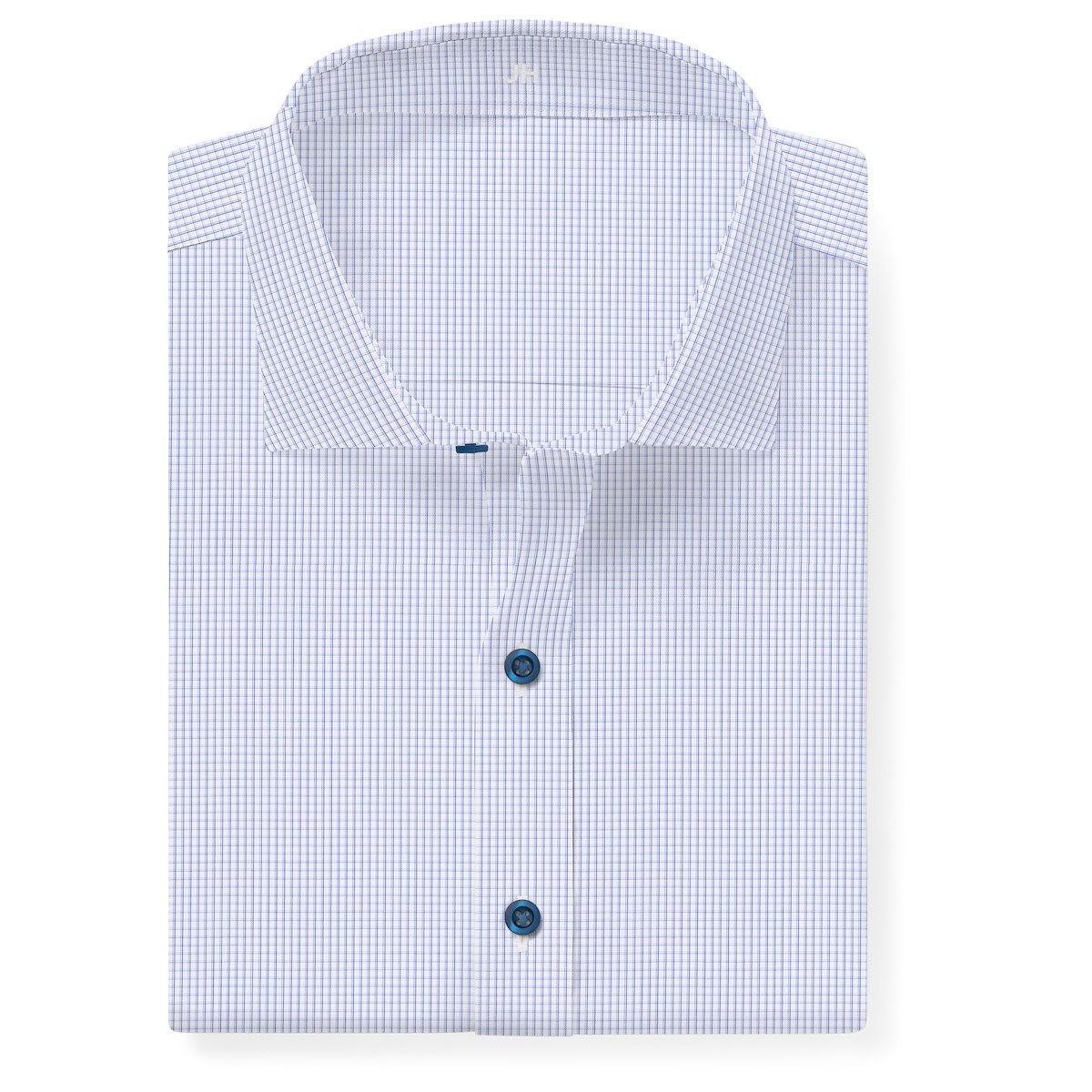 Light Blue and Royal Box Check | J.Hilburn
