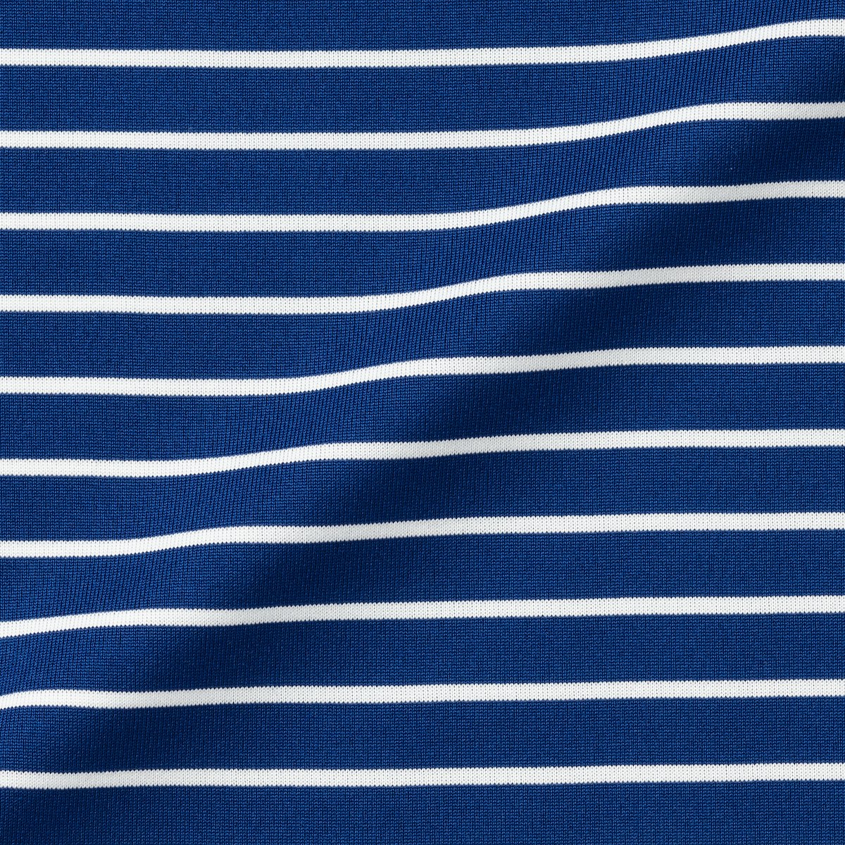 Cobalt Blue Stripe Tech Poly | J.Hilburn