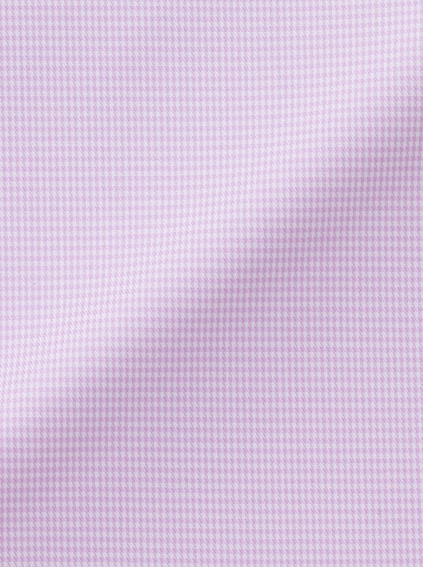 Wrinkle Resistant Pink Micro Gingham | J.Hilburn